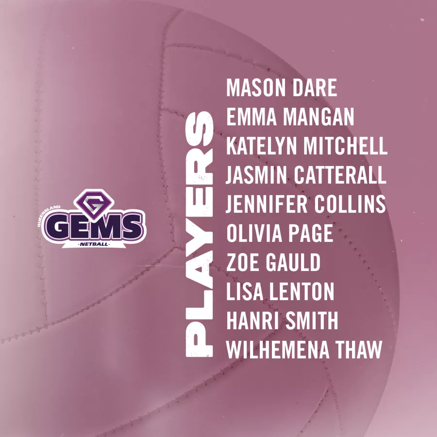 Netball Queensland names Gems team for Marie Little Shield - Netball ...